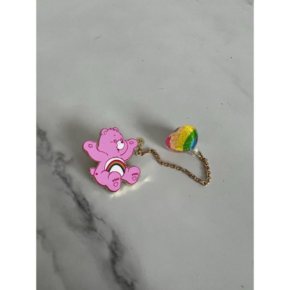 Care Bears | Jewelry | Care Bears Rainbow Heart Lapel Enamel Pin New ...